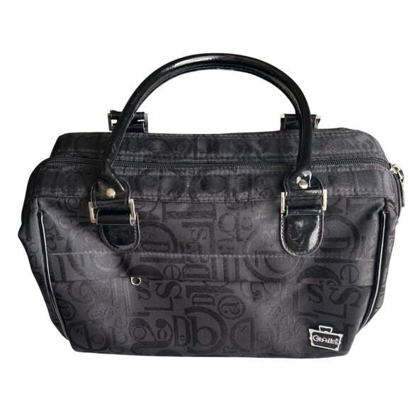 Caboodles | Bags | Caboodles Black Signature Print Travel Makeup ...